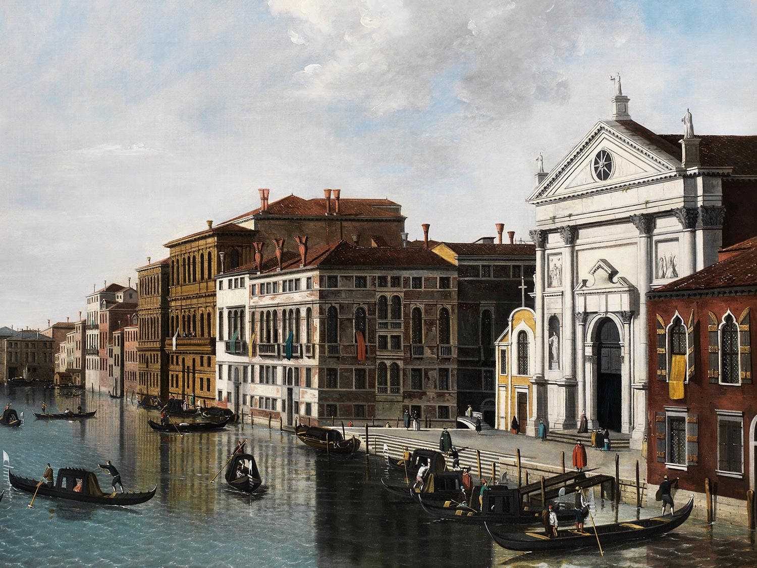 William James | VEDUTE MIT DEM CANAL GRANDE MIT SAN STAE | MutualArt