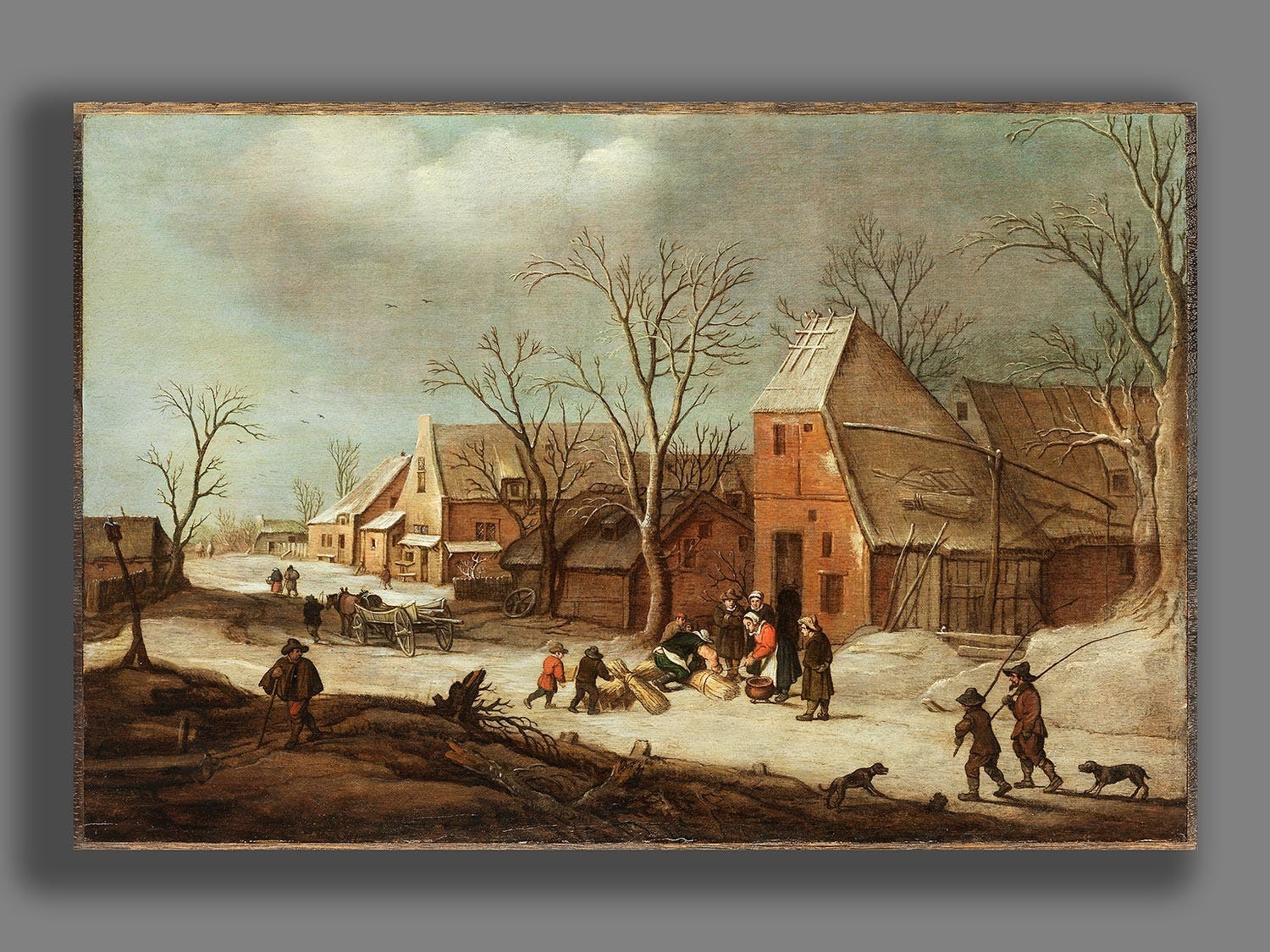 Hendrick Avercamp | WINTERLICHE DORFLANDSCHAFT MIT STAFFAGEFIGUREN (1997 - 1998) | MutualArt