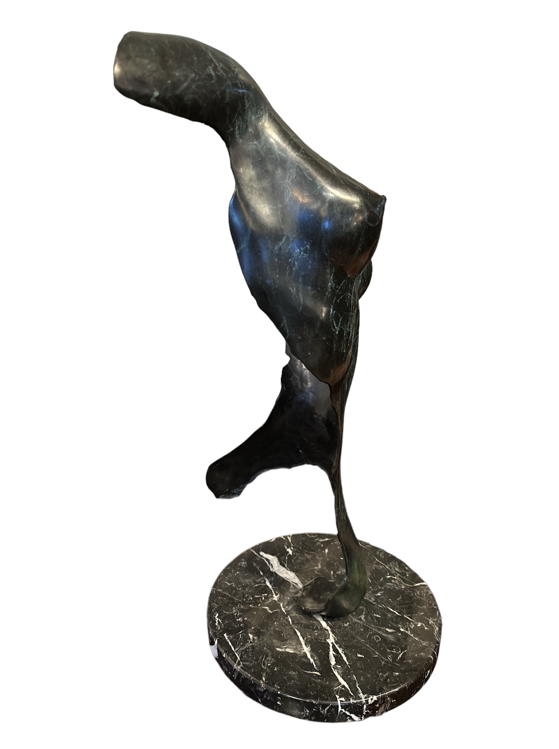 Sig De Tonancour | Large Female Bronze Torso Sculpture (1992) | MutualArt