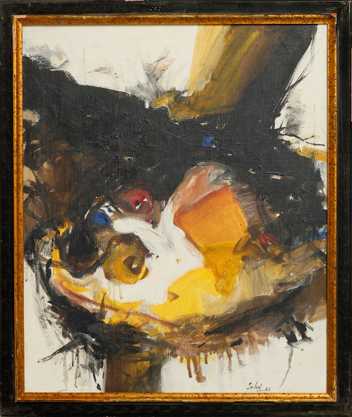 Kazuya Sakai | Untitled abstract (1963) | MutualArt