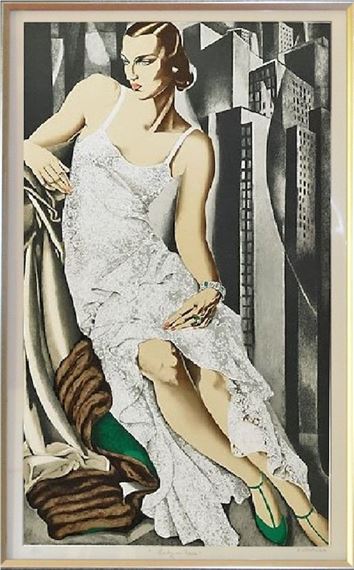 Tamara de Lempicka | Lady in lace | MutualArt
