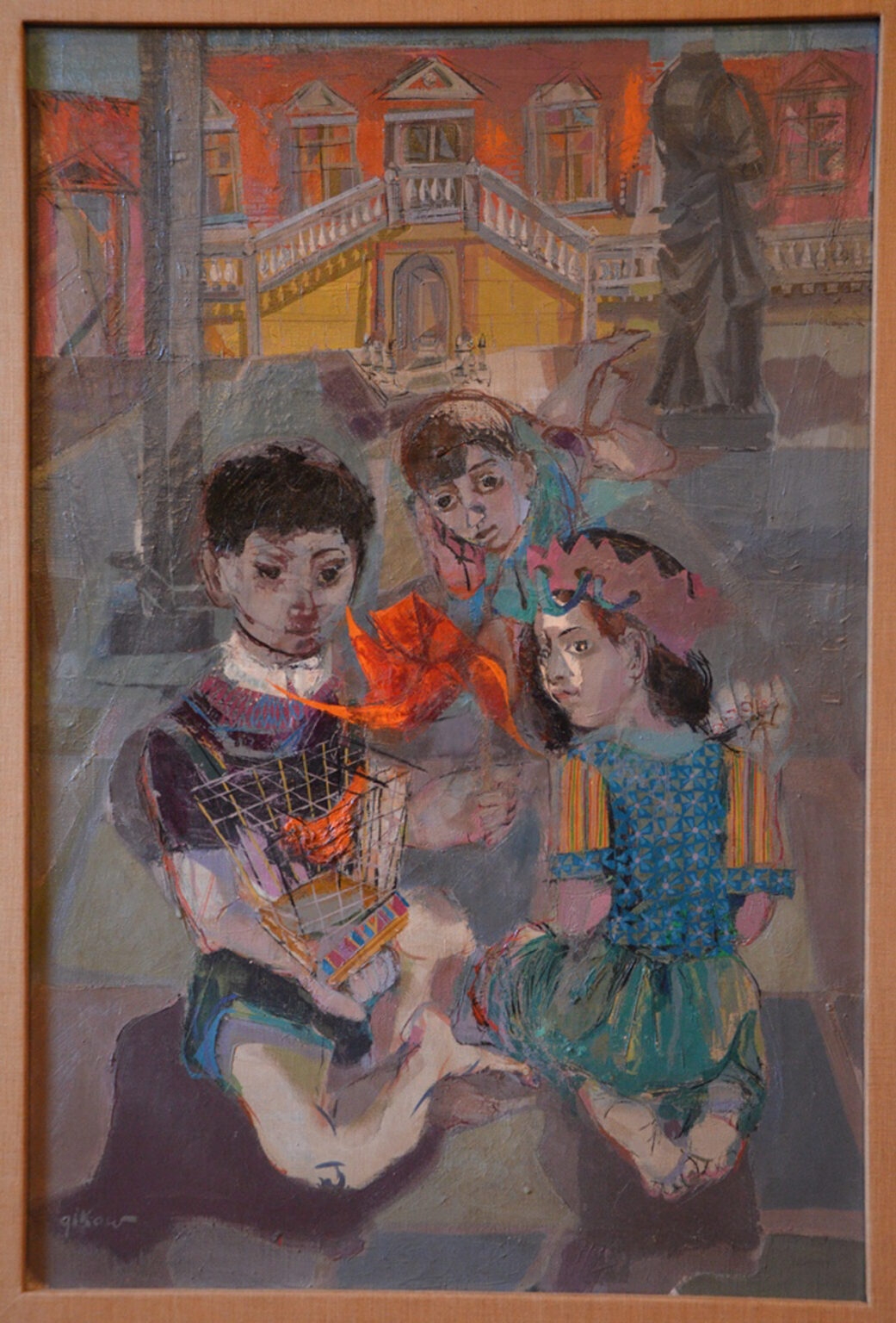 Ruth Gikow | Children of the Courtyard (1948) | MutualArt