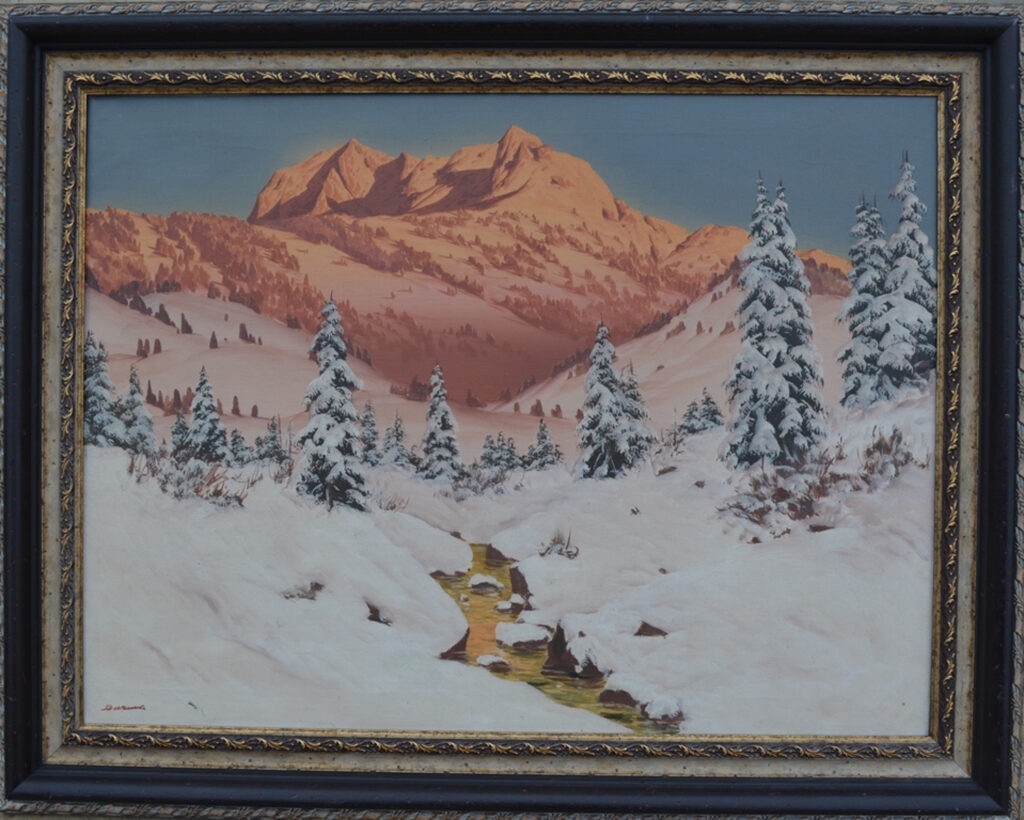 Hans S. Barma | Mountain landscape (Mid 20th Century) | MutualArt