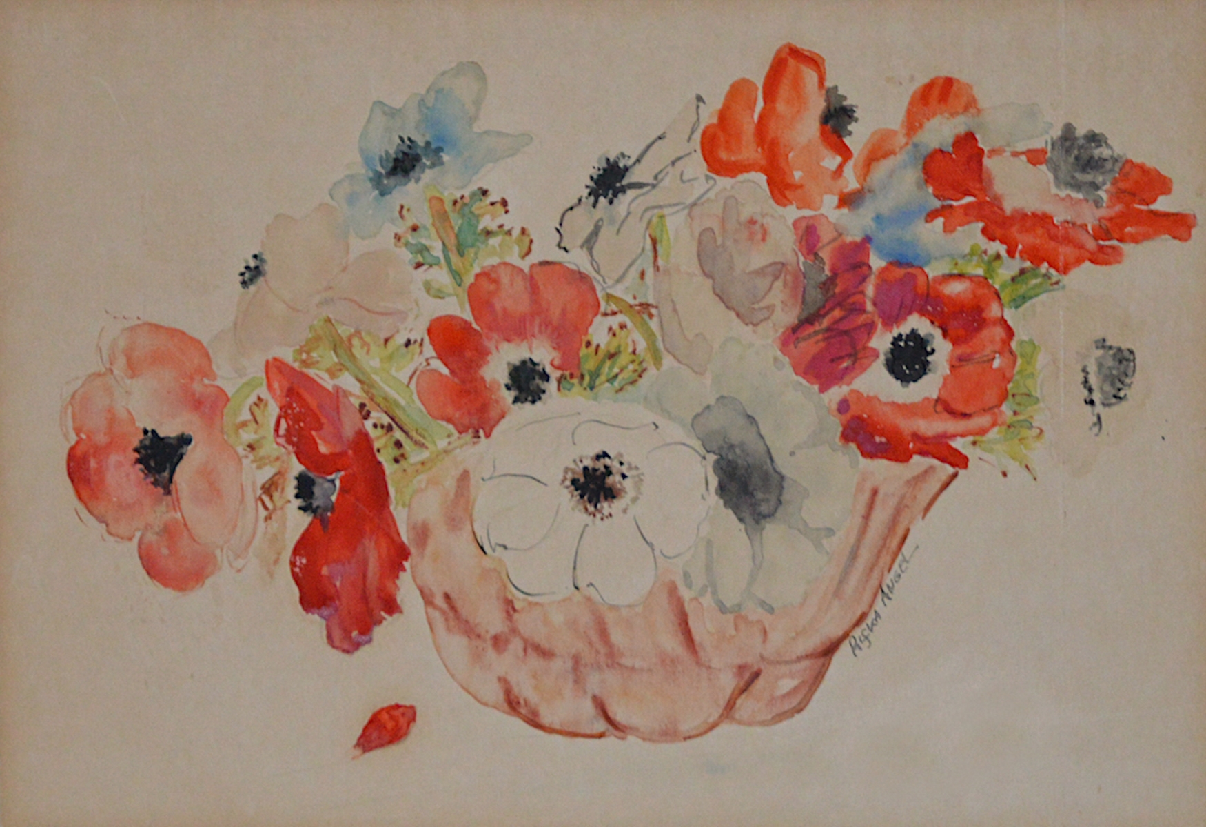 Rifka Angel | Floral still-life (Mid 20th Century) | MutualArt