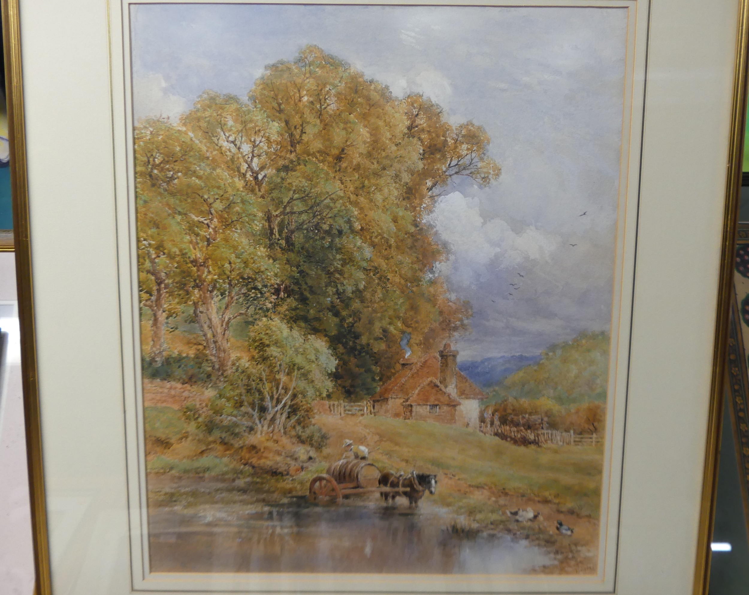 Thomas James Soper | Rural landscape with horse and cart | MutualArt