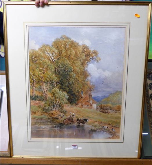 Thomas James Soper | Rural landscape with horse and cart | MutualArt