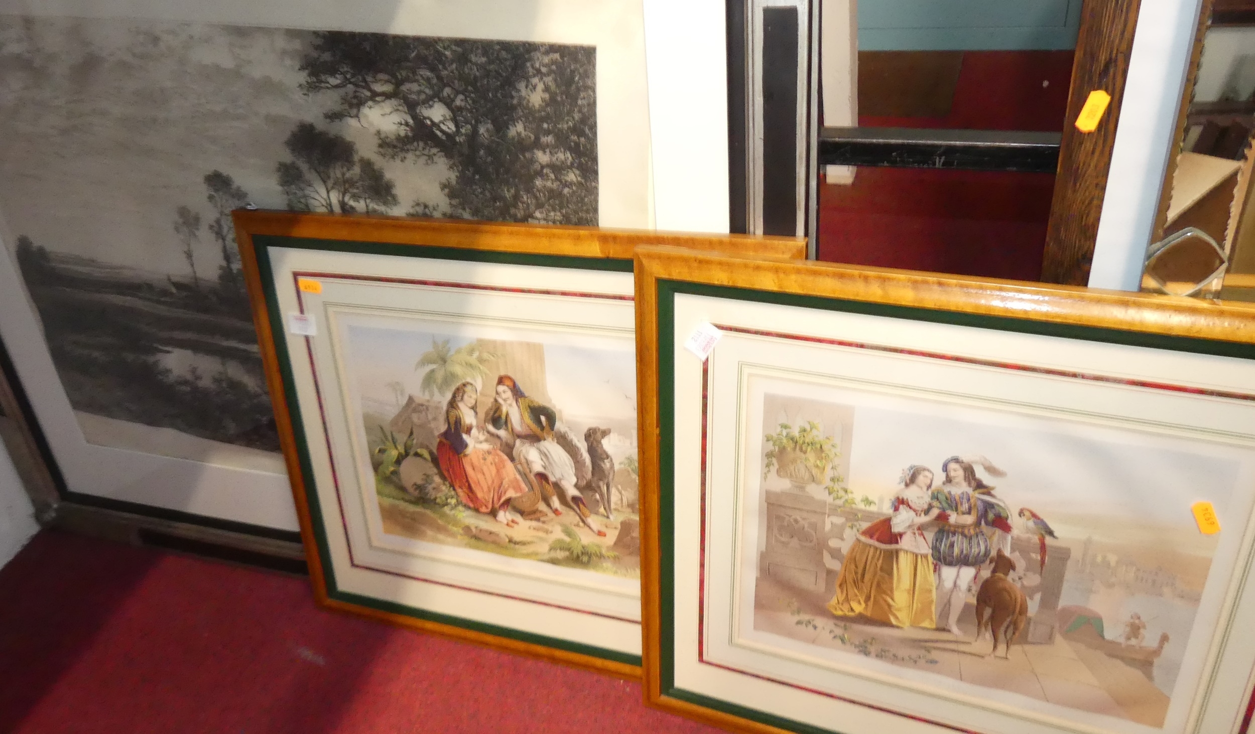 Benjamin Williams Leader | pair of monochrome engravings | MutualArt