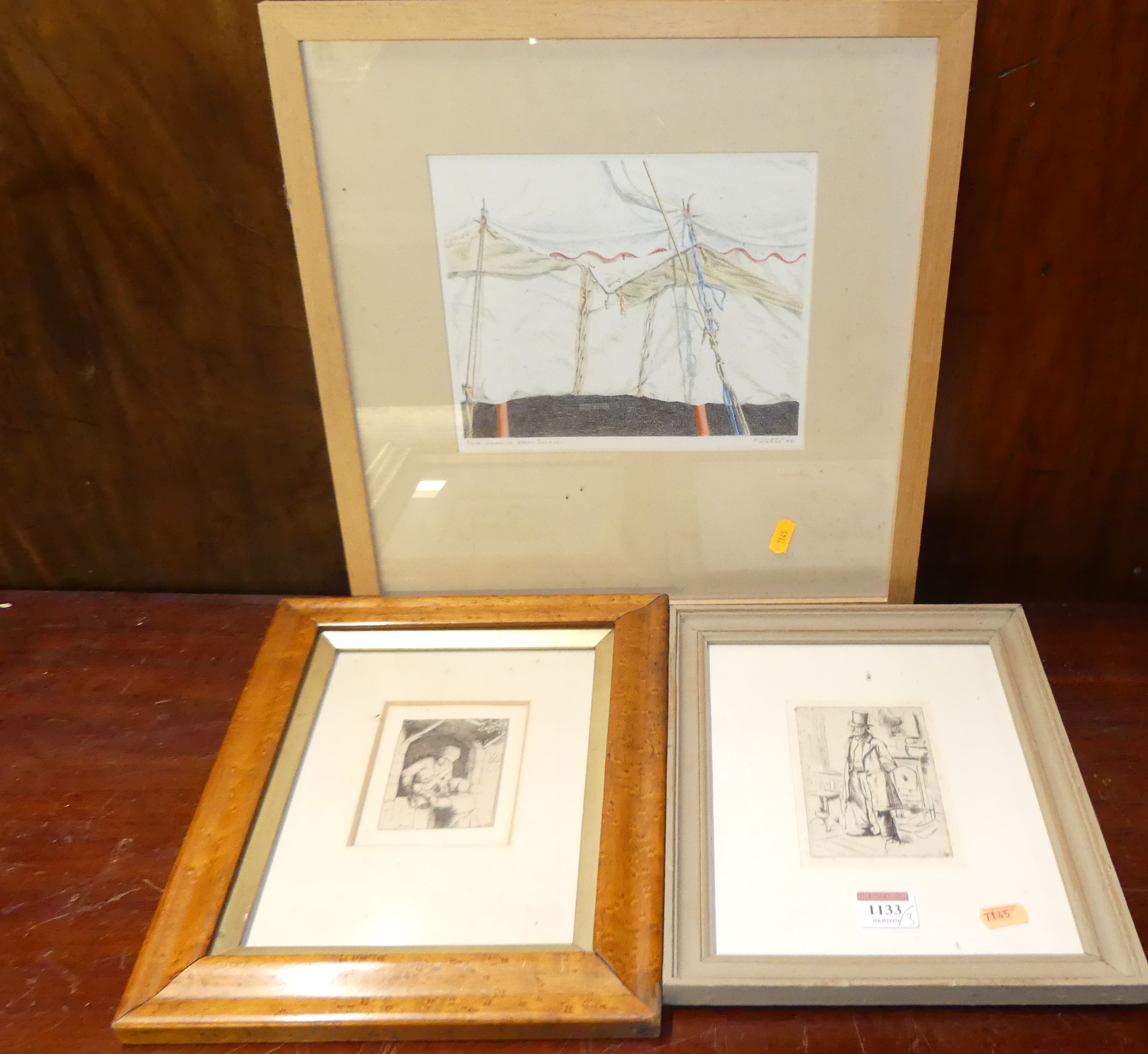 Charles Samuel Keene | Old man in a top-hat | MutualArt