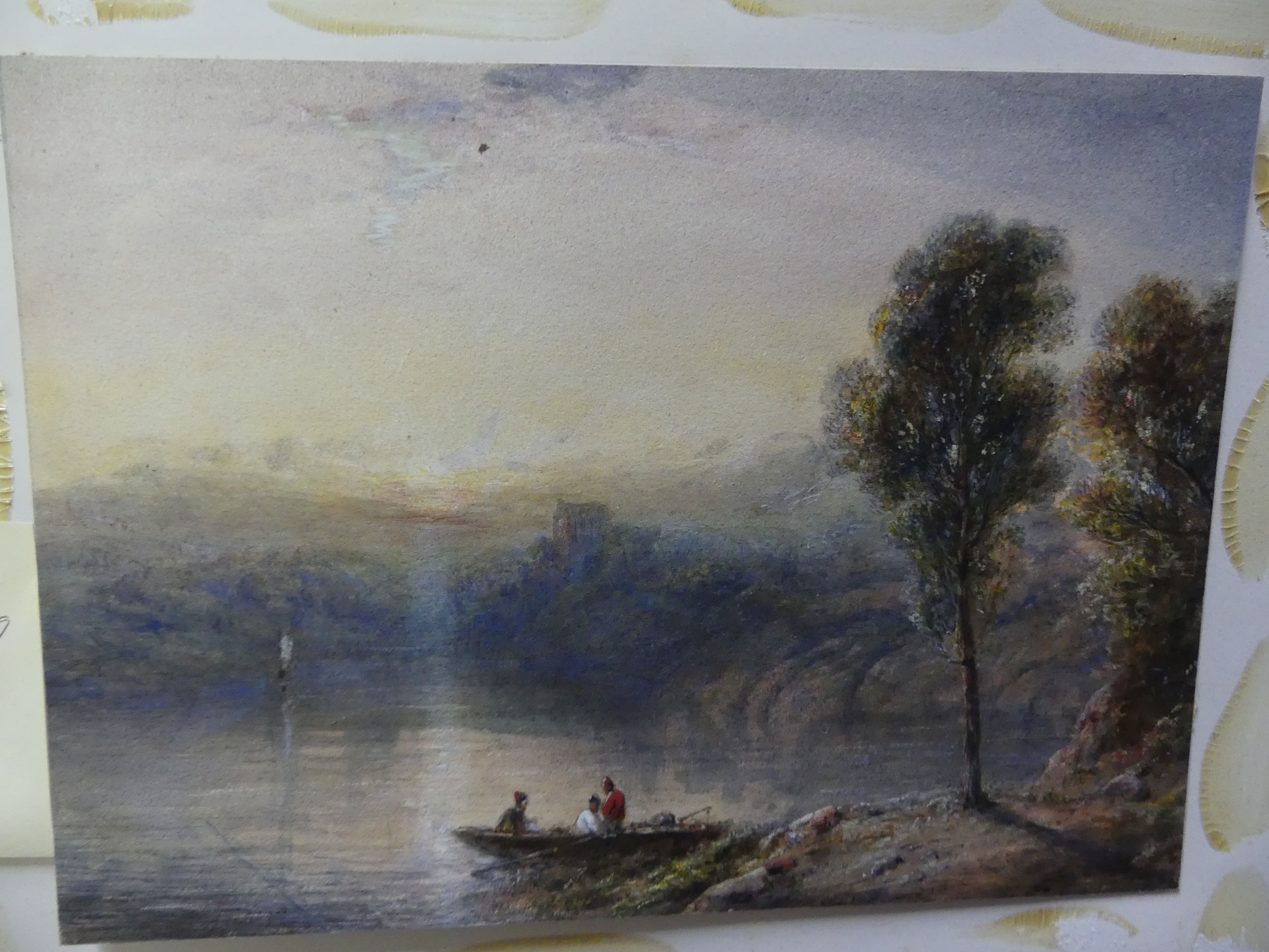 Anthony Vandyke Copley Fielding | - Boating scene at sunset | MutualArt