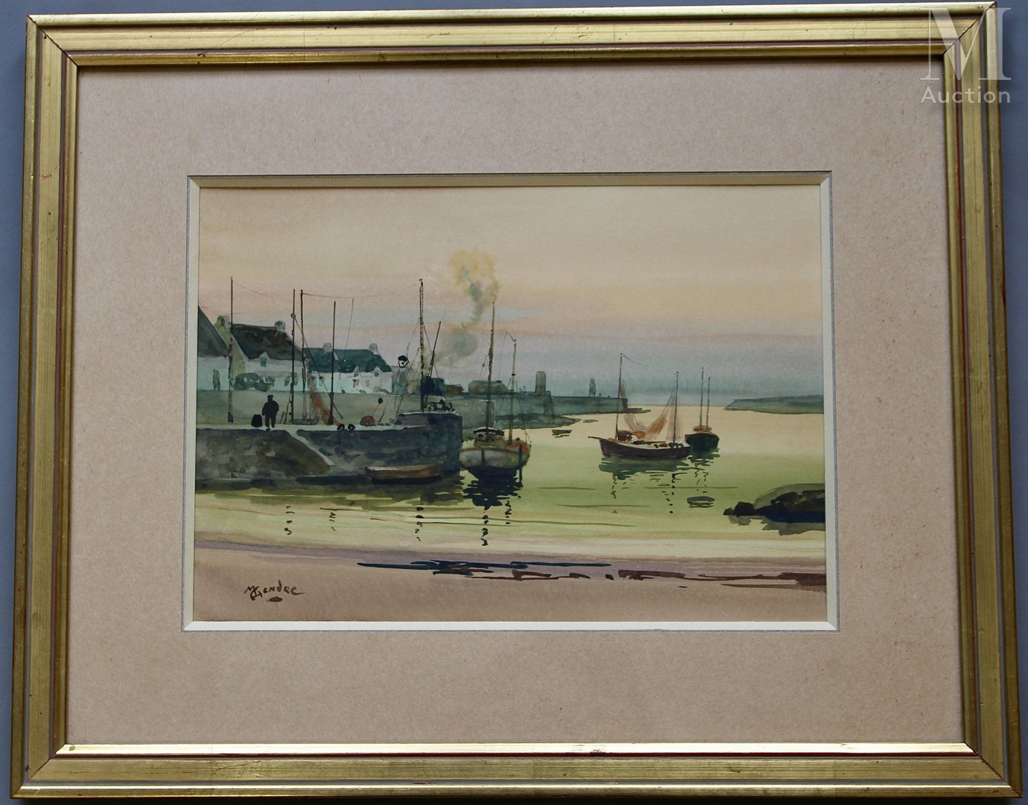 Marcel Gendre | Le Port de pêche | MutualArt