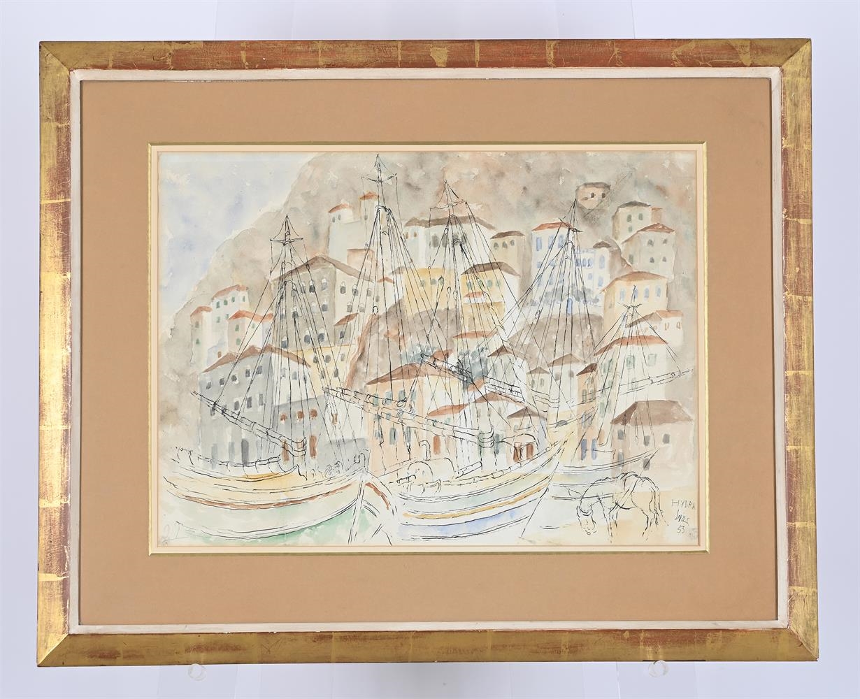 Katerina Wilczynski | TWO VIEWS OF HYDRA (1955) | MutualArt