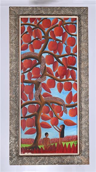 Alberoi Bazile | ADAM AND EVE IN THE GARDEN OF EDEN | MutualArt