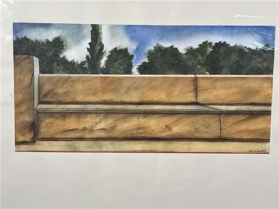 Clay Wagstaff | CEMENT BENCH | MutualArt