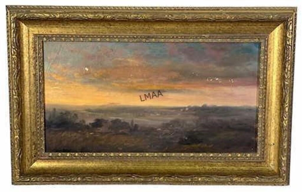 Edward L. Custer | SUNSET SCENE | MutualArt