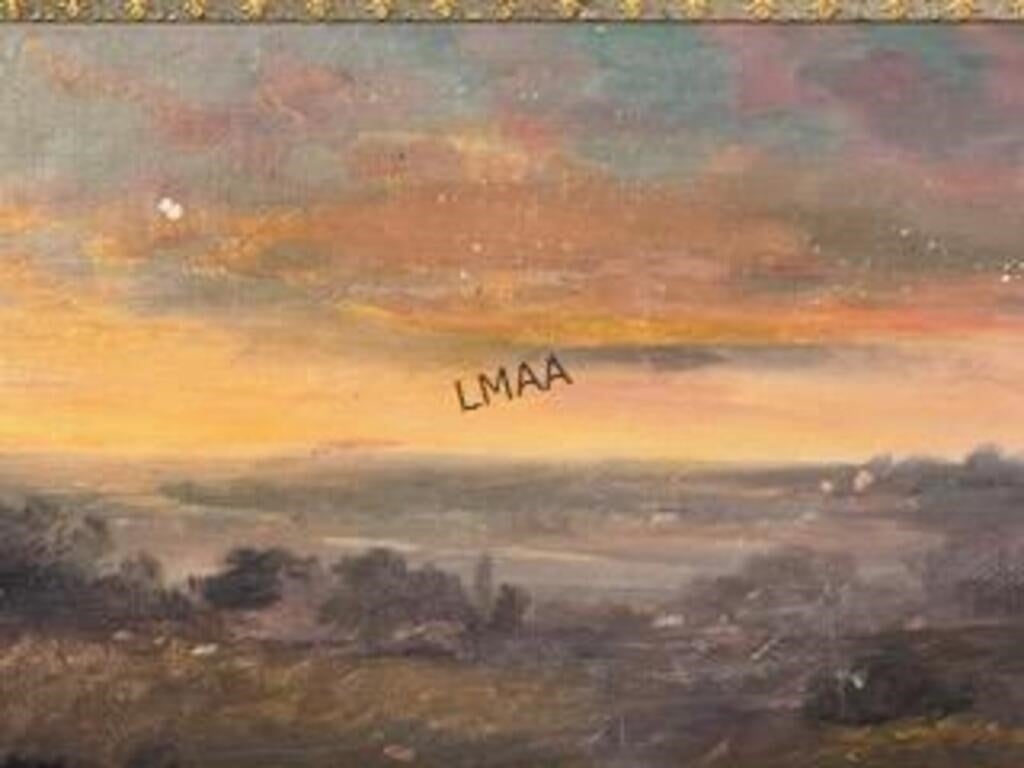Edward L. Custer | SUNSET SCENE | MutualArt