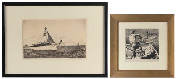 Yngve Edward Soderberg | Two fishing | MutualArt