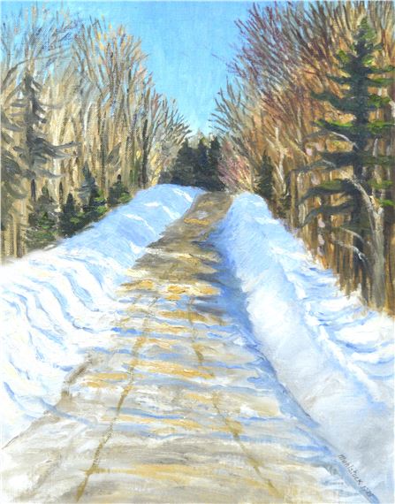 Louis Muhlstock | Notre Chemin à Val David (1979) | MutualArt