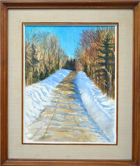 Louis Muhlstock | Notre Chemin à Val David (1979) | MutualArt