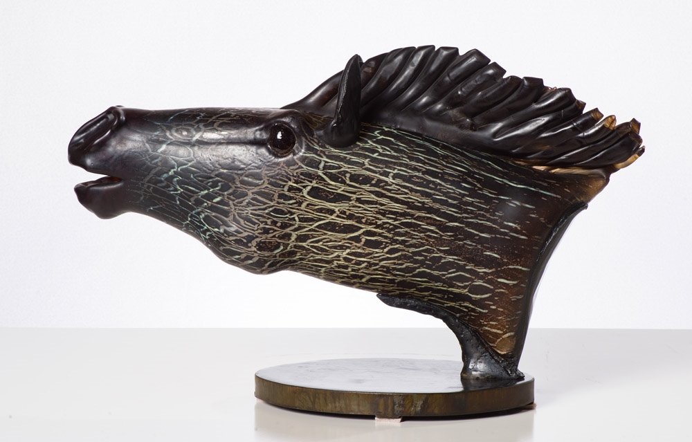 David Bennett | Black Horse Head | MutualArt