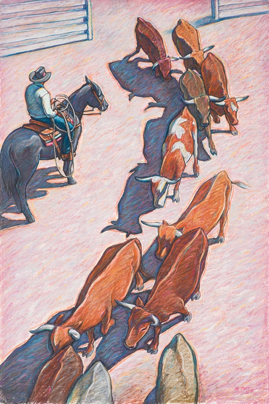 Howard Post | Moving Cattle | MutualArt