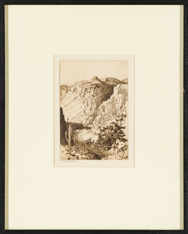George Elbert Burr | Sketch on Apache Trail, Arizona | MutualArt