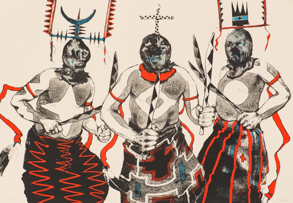 Paul Pletka | Apache Gan Dancers (1982) | MutualArt