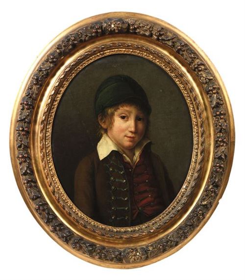 Martin Drolling | Portrait of a young boy | MutualArt
