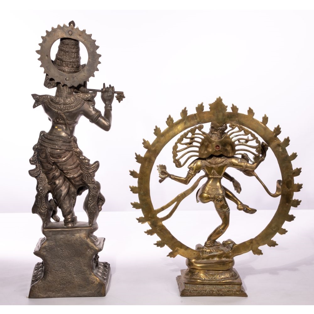 Indian School, 20th Century | Indian Copper Alloy Hindu Deity ...