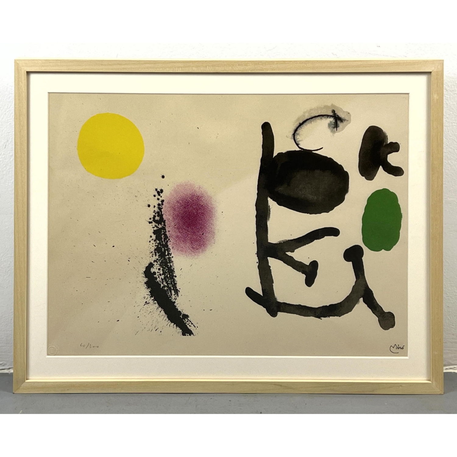 Joan Miró | Joan Miro pencil Numbered lithograph print | MutualArt