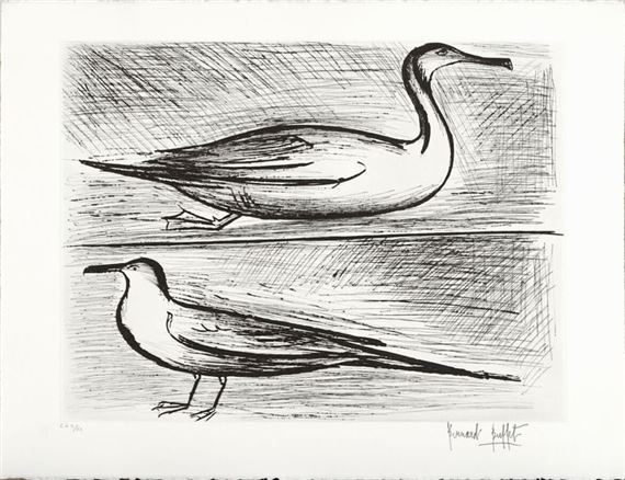 Bernard Buffet | Birds of the sea (1996) | MutualArt