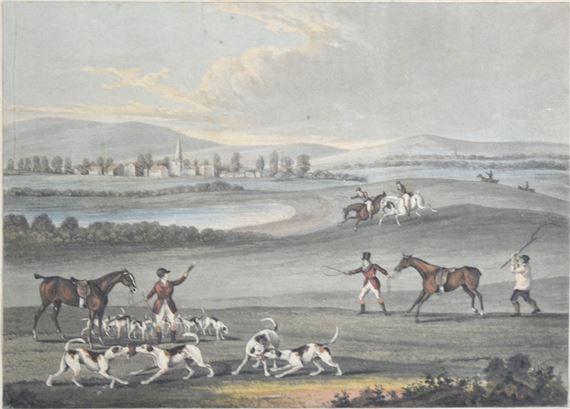 Claude Loraine Smith | set of six hunting aquatints | MutualArt