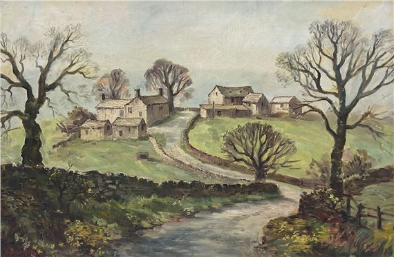 James Hardaker | Yorkshire Spring Landscape with Daffodils | MutualArt