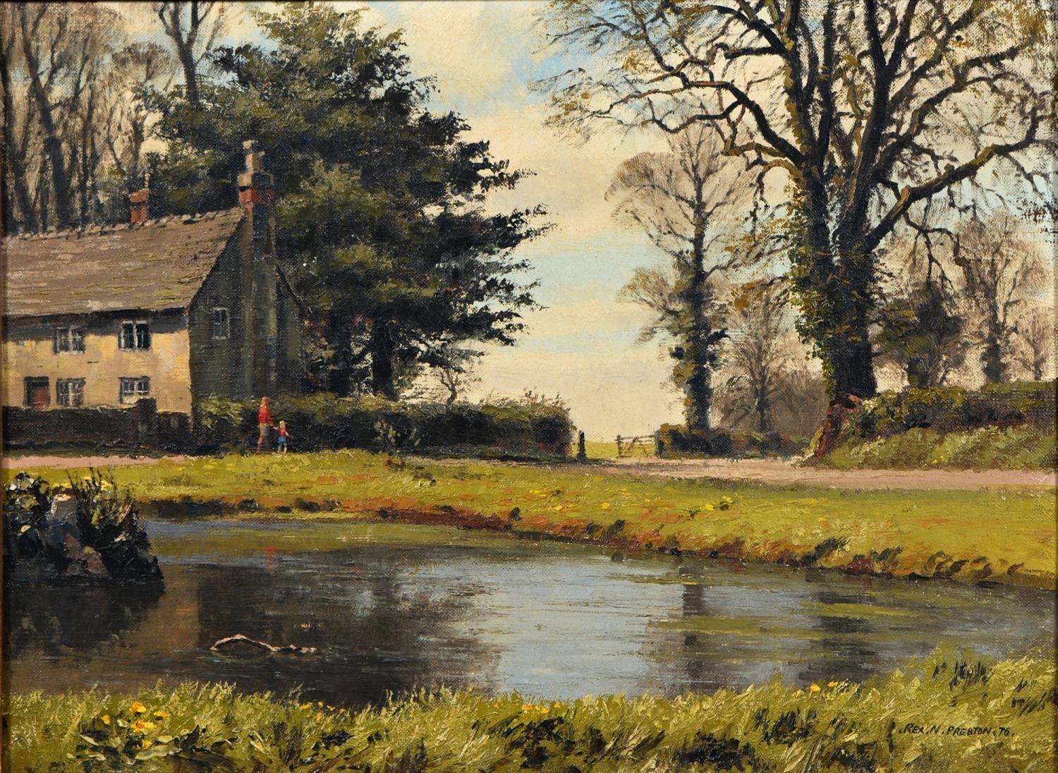 Rex N. Preston | - Derbyshire Scene, (1948) | MutualArt