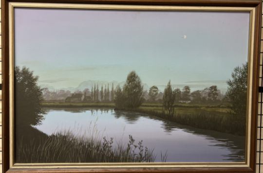 Richard Tratt | A river scene (1980) | MutualArt