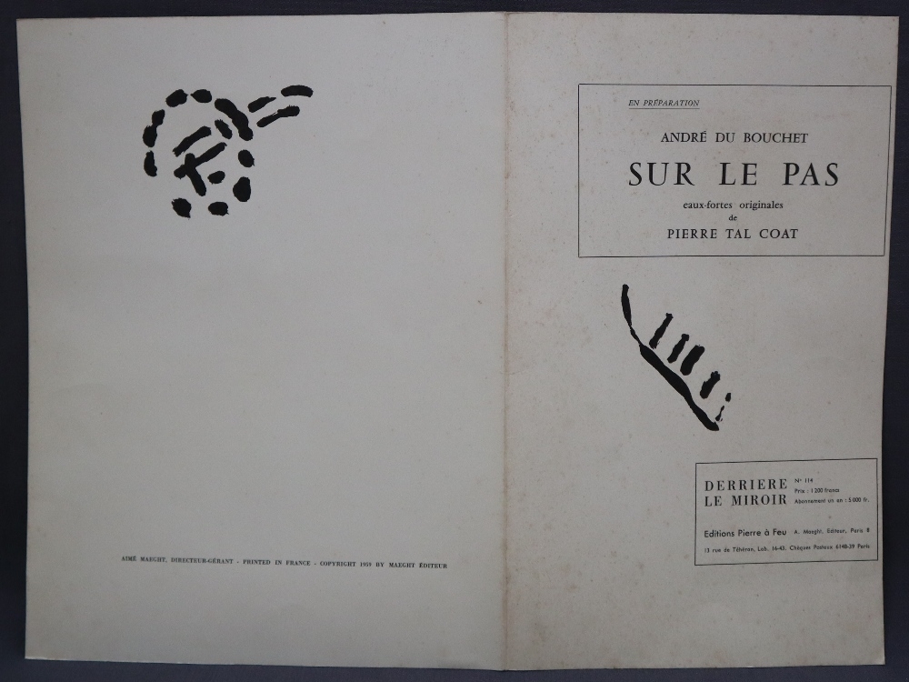 Pierre Tal-Coat | Monographic edition from Derriere le Miroir (1959 ...