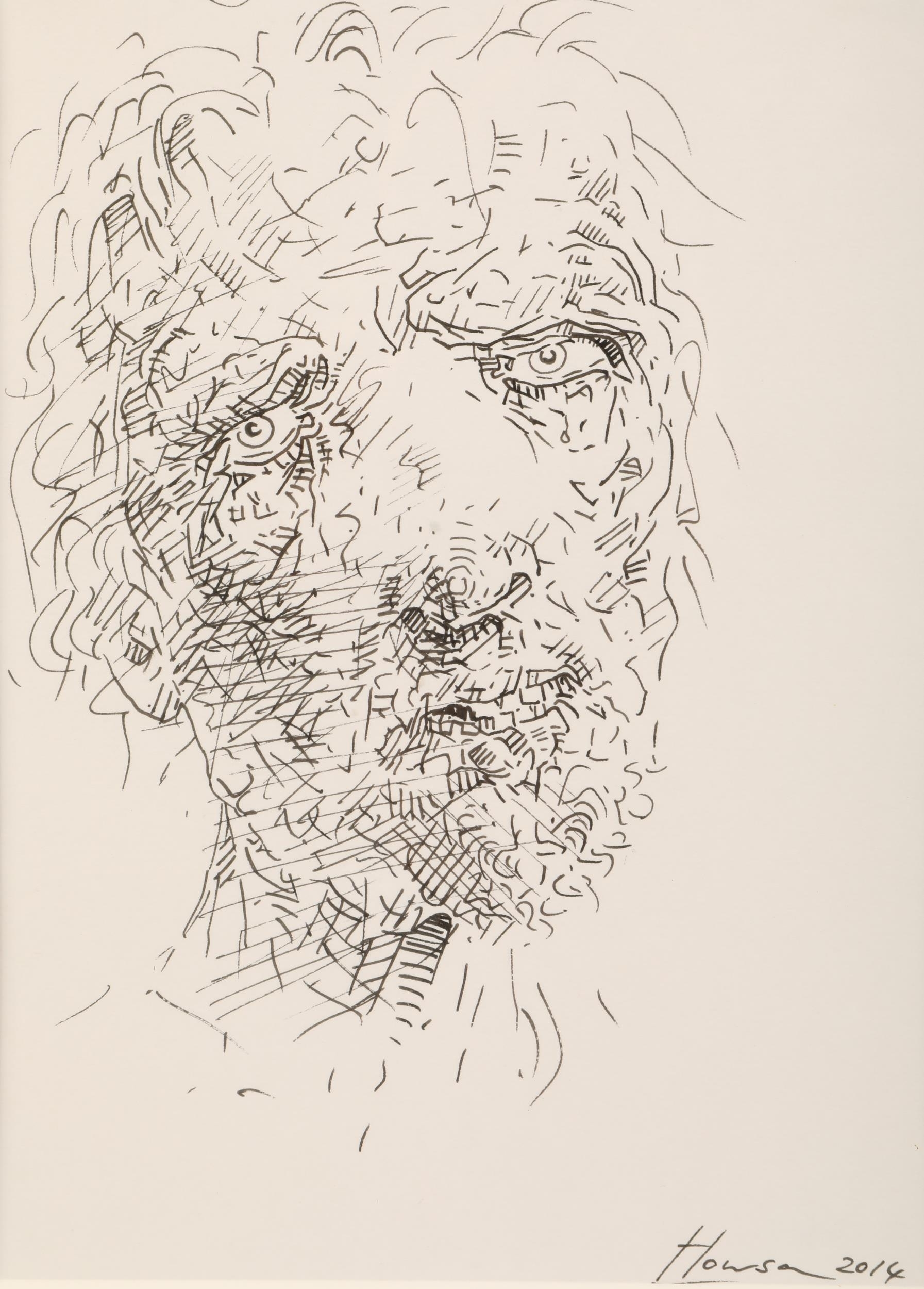 Peter Howson Obe | Self portrait (2014) | MutualArt