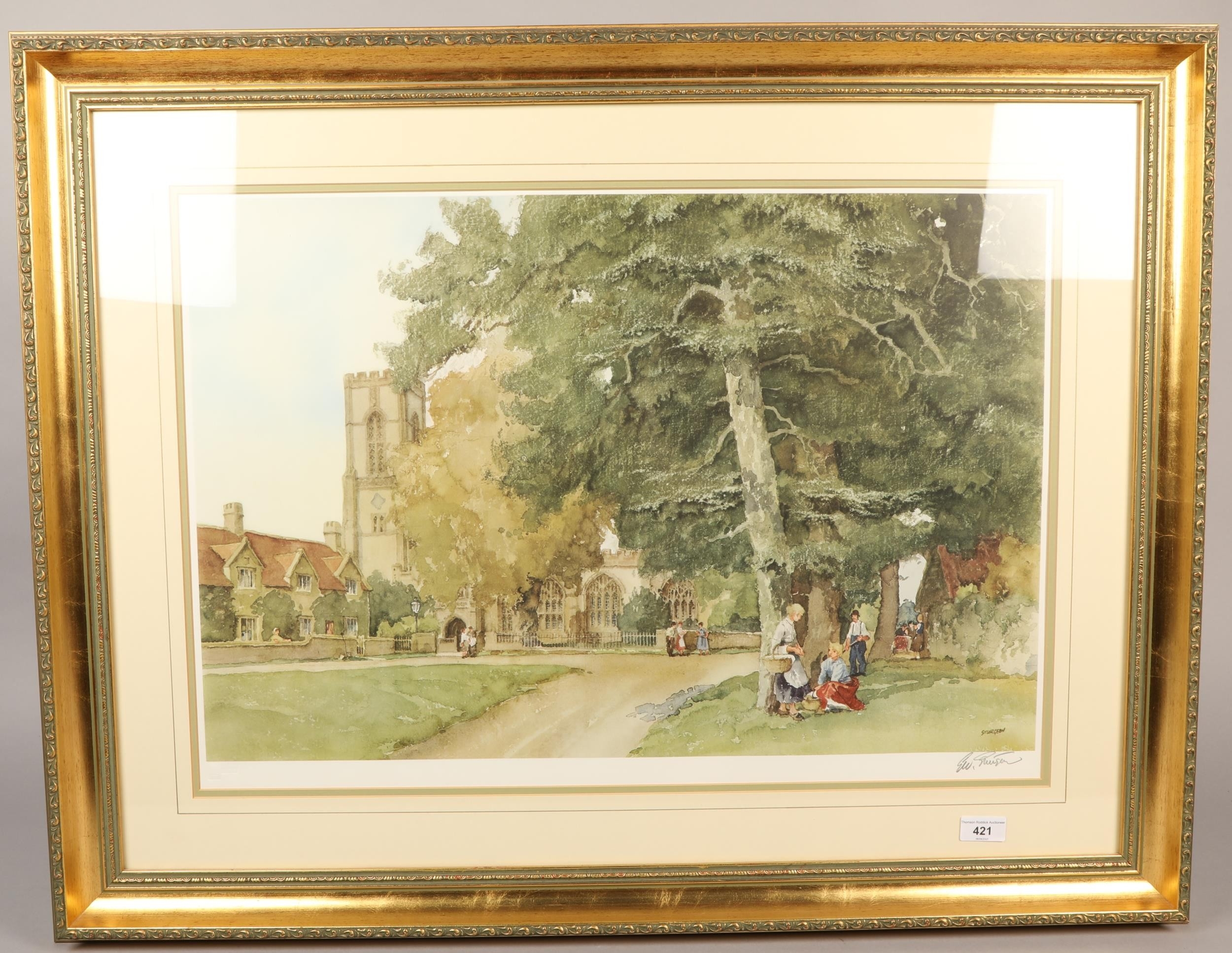 Eric R. Sturgeon | Village Scene | MutualArt