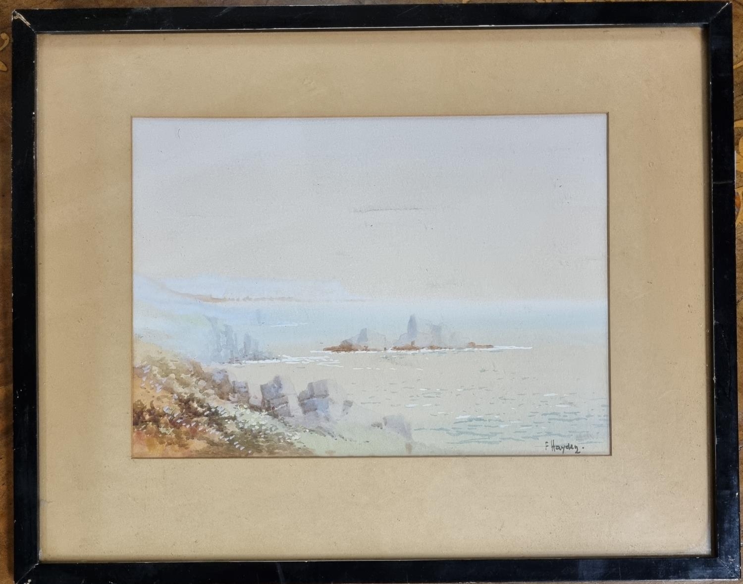 Frank Hayden | Ath/earlyth Century of a rocky seascape scene | MutualArt