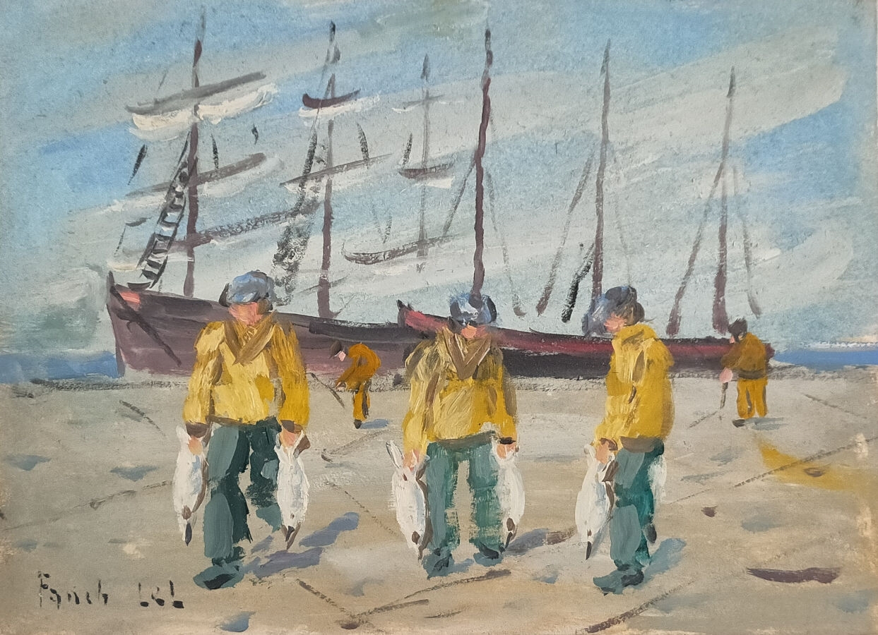 Fanch Lel | Ile d'Yeu, pêcheurs de thons | MutualArt