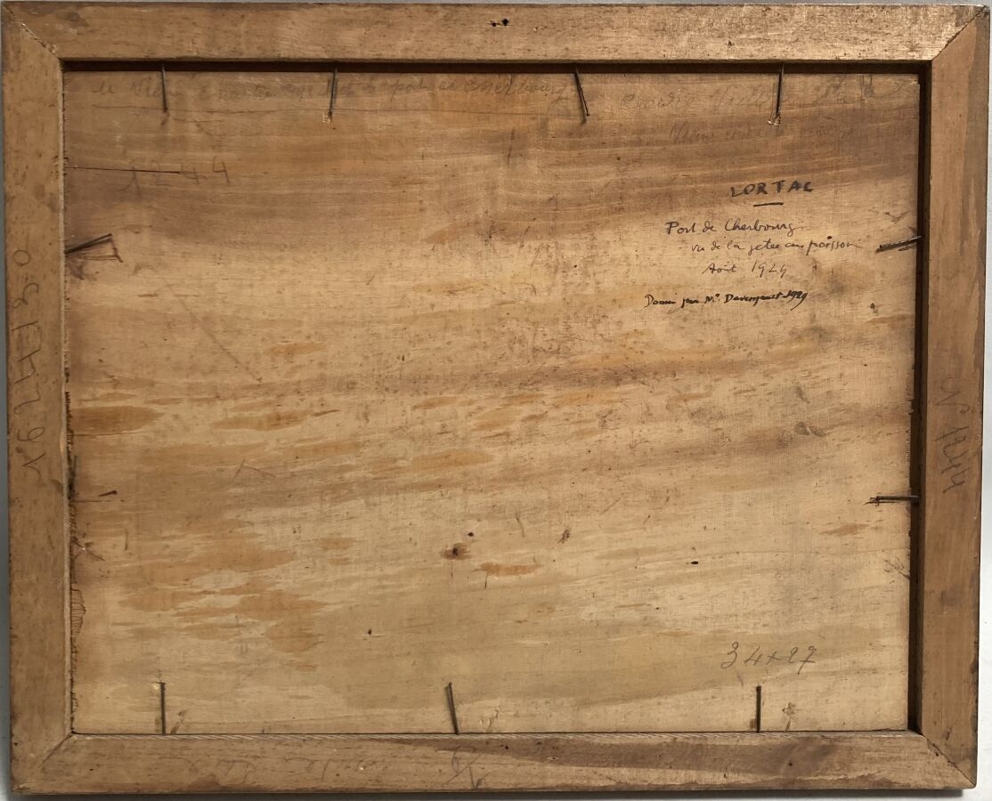 Robert Collard | Cherbourg, le port vu de la jetée aux poissons (1924 ...