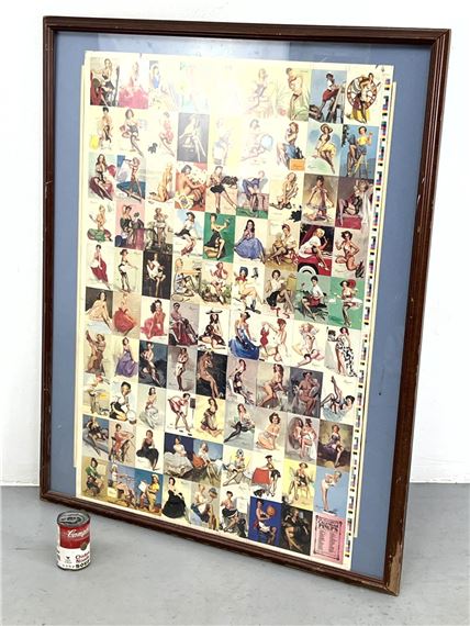 Gil Elvgren | GIL ELVGREN's Calendar Pinups Poster. Montage of Seasonal ...