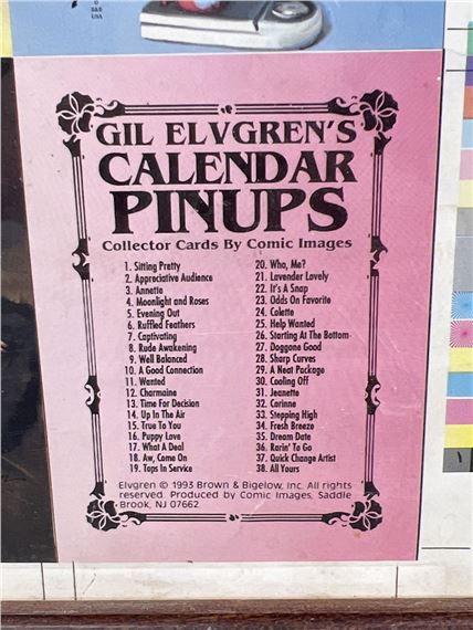 Gil Elvgren | GIL ELVGREN's Calendar Pinups Poster. Montage of Seasonal ...