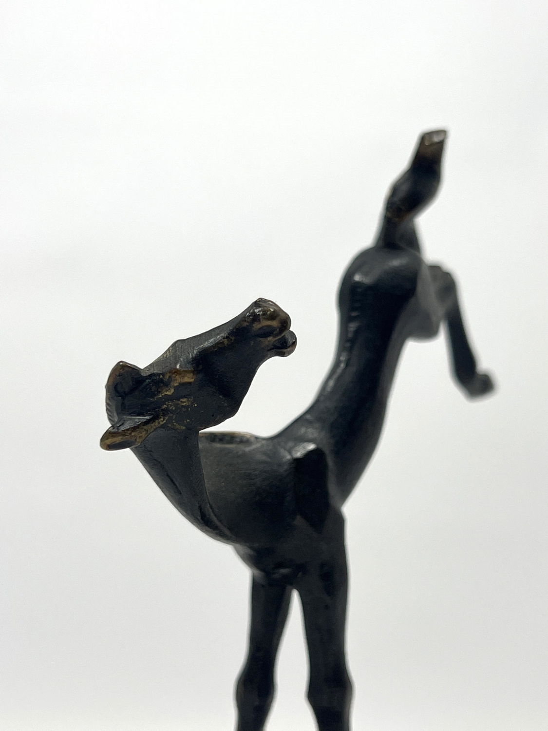 Karl Hagenauer | Austrian Bronze Figure Bucking Horse Sculpture | MutualArt