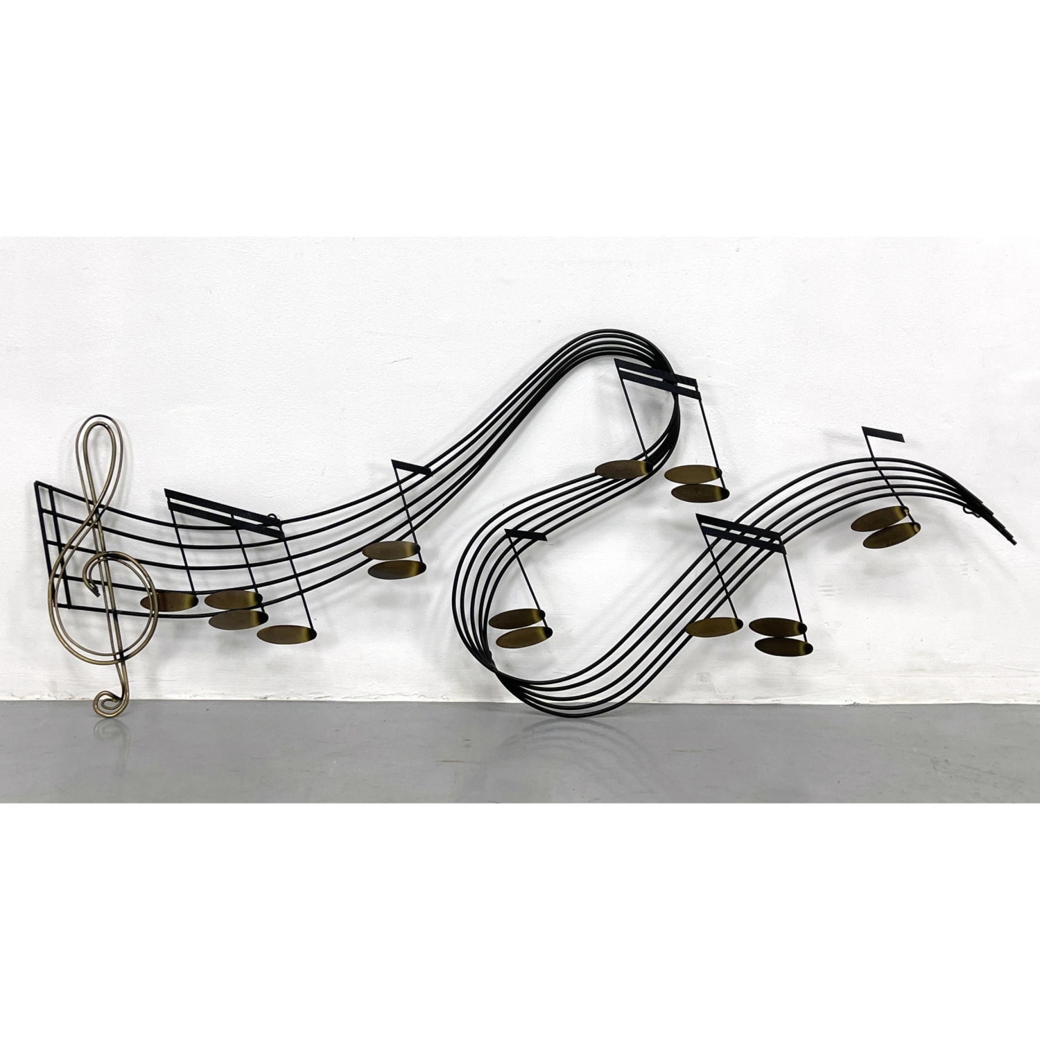 Curtis Jeré | 1988 wall sculpture Music Notes (1988) | MutualArt