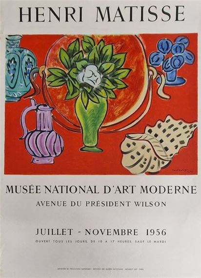 Henri Matisse | THREE POSTERS of exhibition of Henri MATISSE (1956 ...