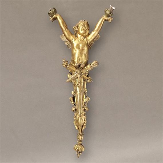 Gustave Joseph Chéret | IMPORTANT APPLIQUE with two lights representing ...
