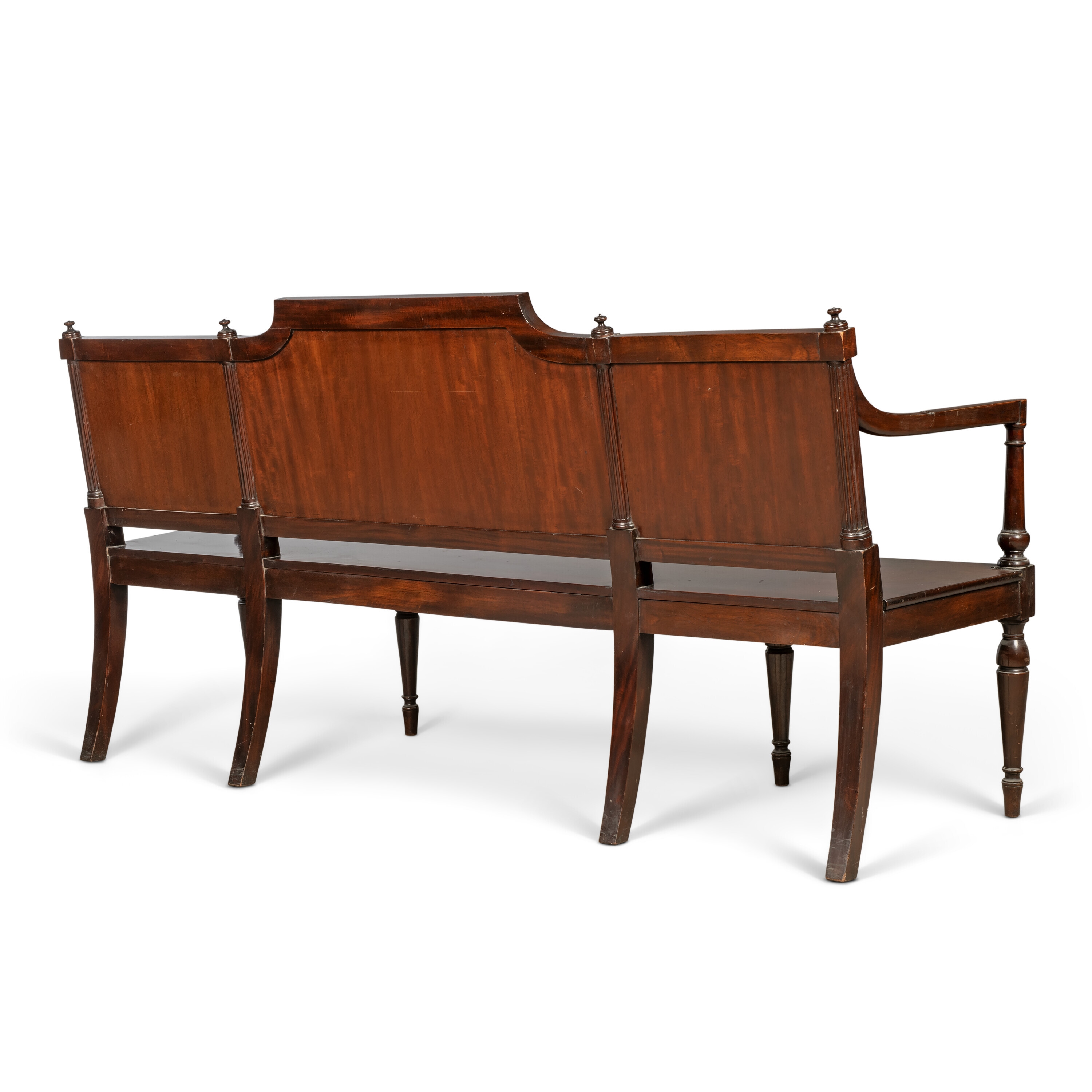Edme-jean Gallien | A MAHOGANY HALL BENCH | MutualArt