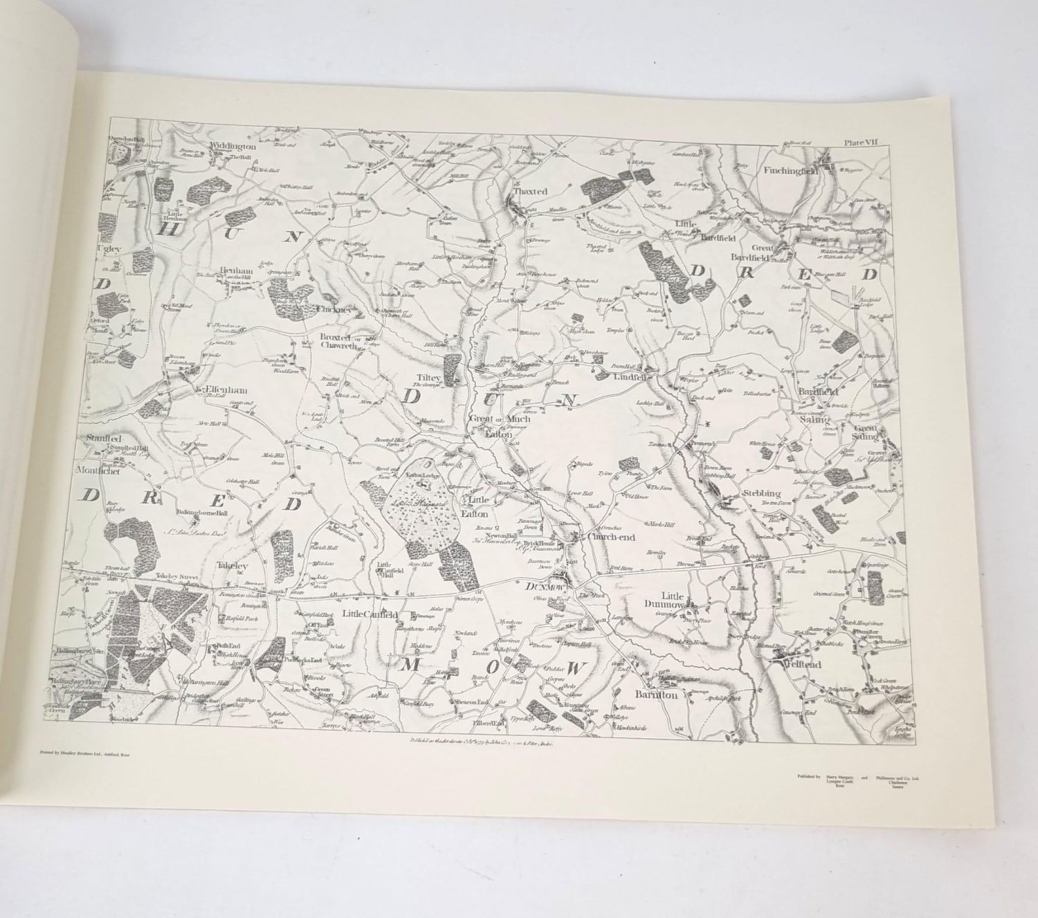 JOHN CHAPMAN | A Reproduction Large Map Booklet of the County... (1777 ...