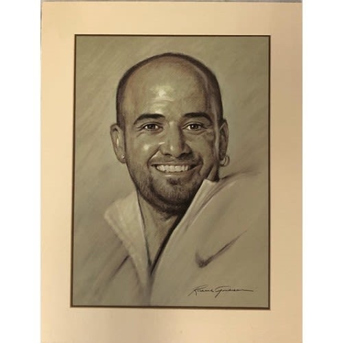 Richard Goudreau | PORTRAIT of Andre Agassi | MutualArt