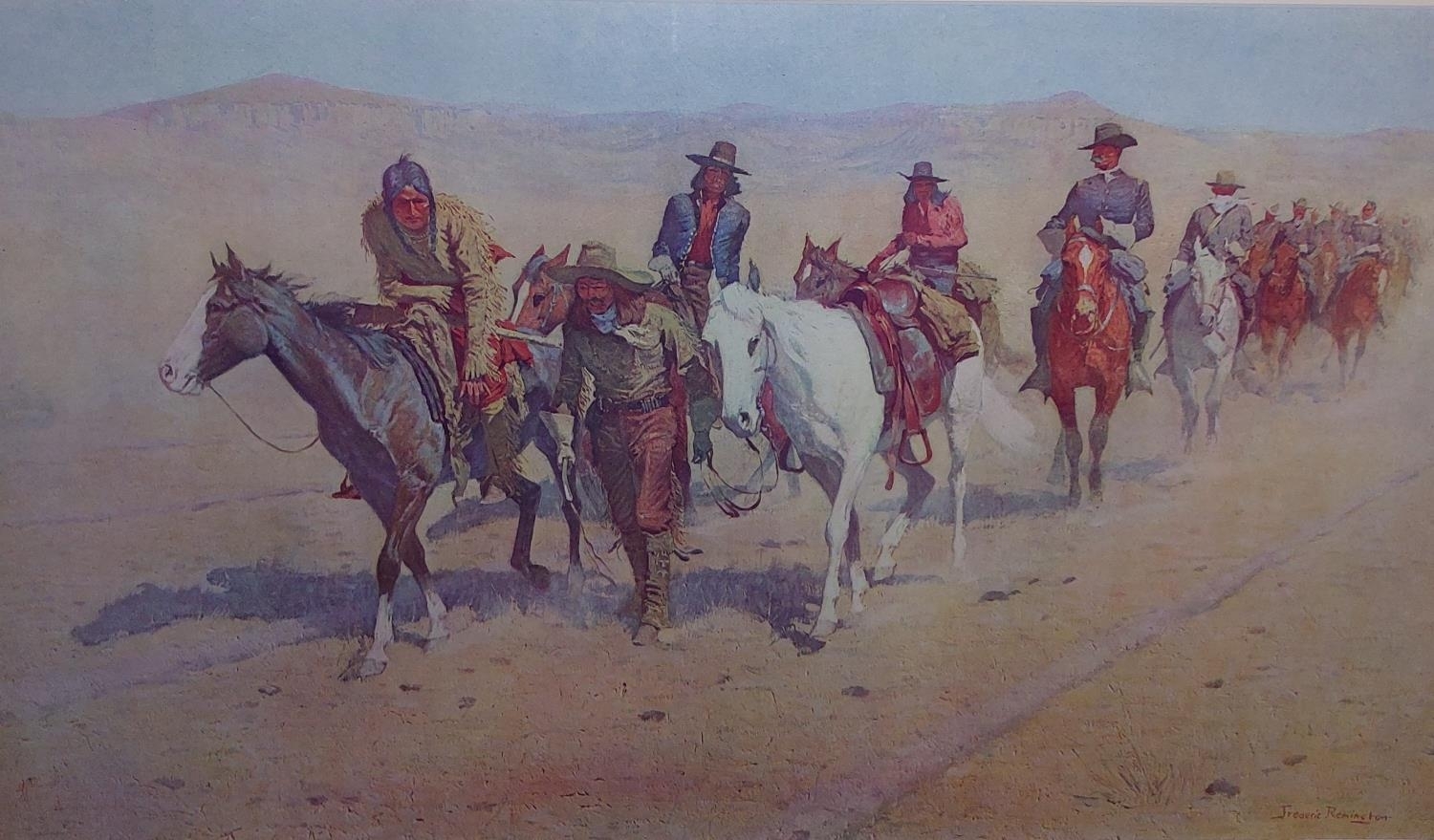 Frederic Remington | A set of 6 artist's Proof coloured Lithographs ...